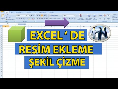Excel Dersleri - Excelde Resim Ekleme Şekil Çizme
