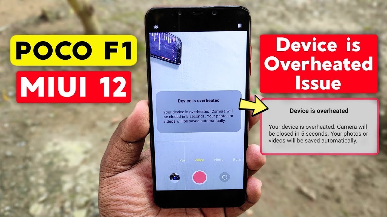 How To Solve Over Heating Problem In Poco F1 | Poco f1 heating problem ...