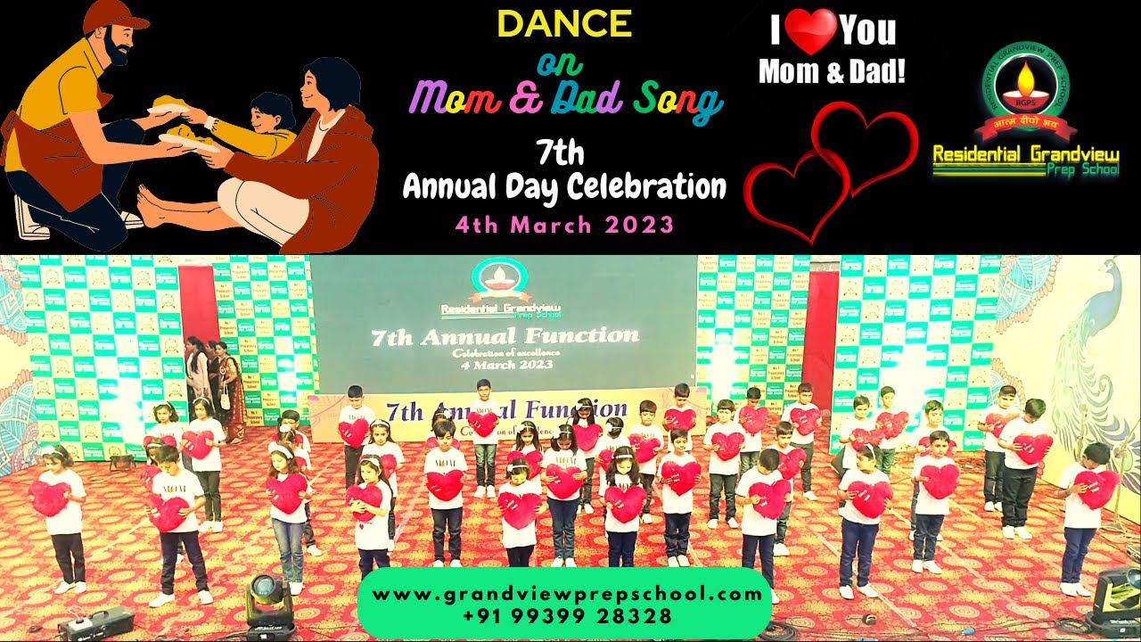 Mom & Dad Song Dance Performance by Grandviewer Kids | 7th Annual ...