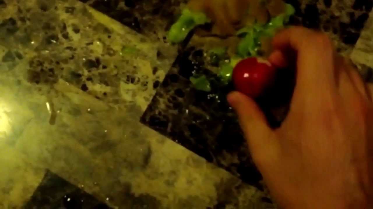 How to make beautiful radish roses in SECONDS - YouTube