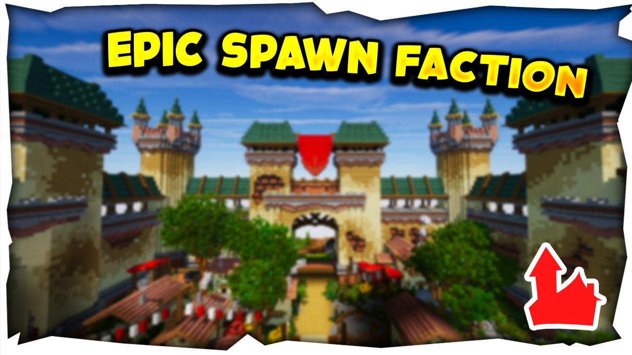 Minecraft build : An EPIC spawn faction - YouTube
