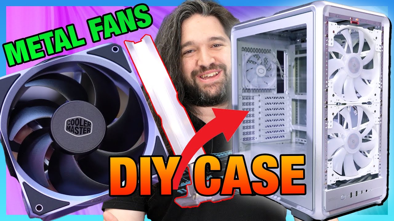 Stone PC Case, Cooler Master GPU, DIY Case from Scratch, and Metal Fans ...