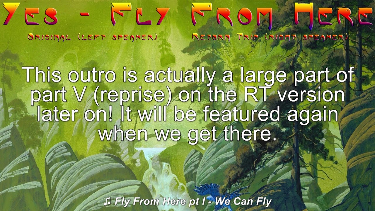 Yes - Fly From Here - Return Trip - SIDE BY SIDE COMPARISON - YouTube