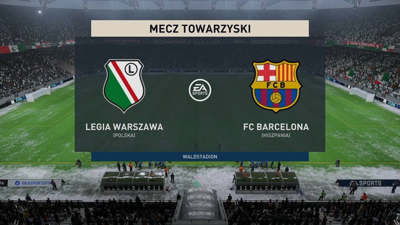 FIFA 23 🔥 Mecz Towarzyski 🔥 Legia Warszawa - FC Barcelona 🔥 - YouTube