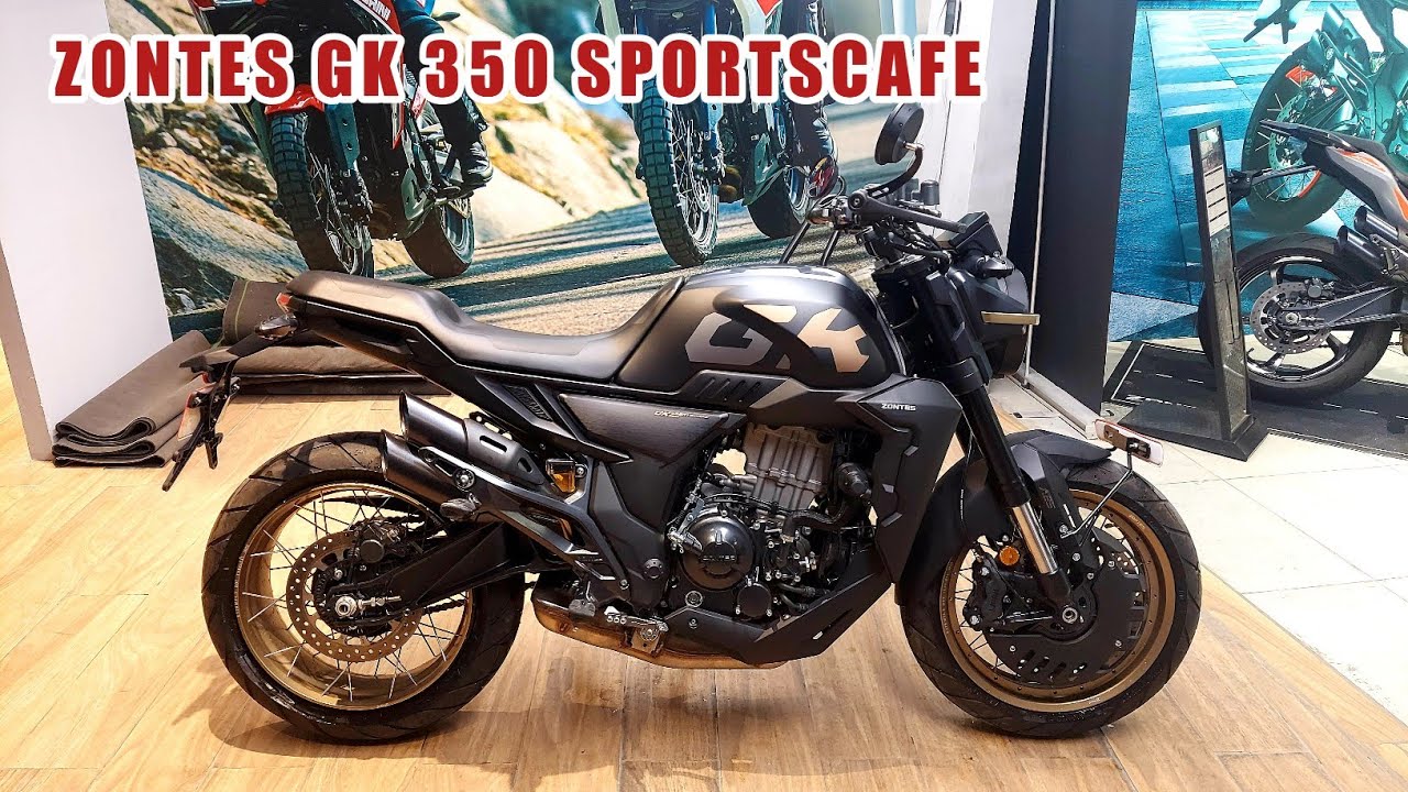 ZONTES GK 350 SPORTSCAFE complete walk-around video, pricing, colors ...