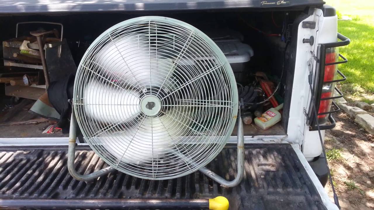 Summer Fan Set-up - YouTube