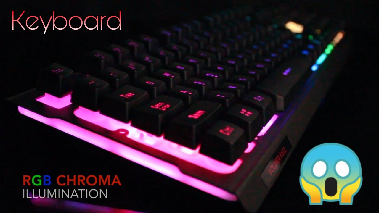 Fantech K612 SOLDIER RGB Gaming Keyboard | RGB Lighting Keyboard ...