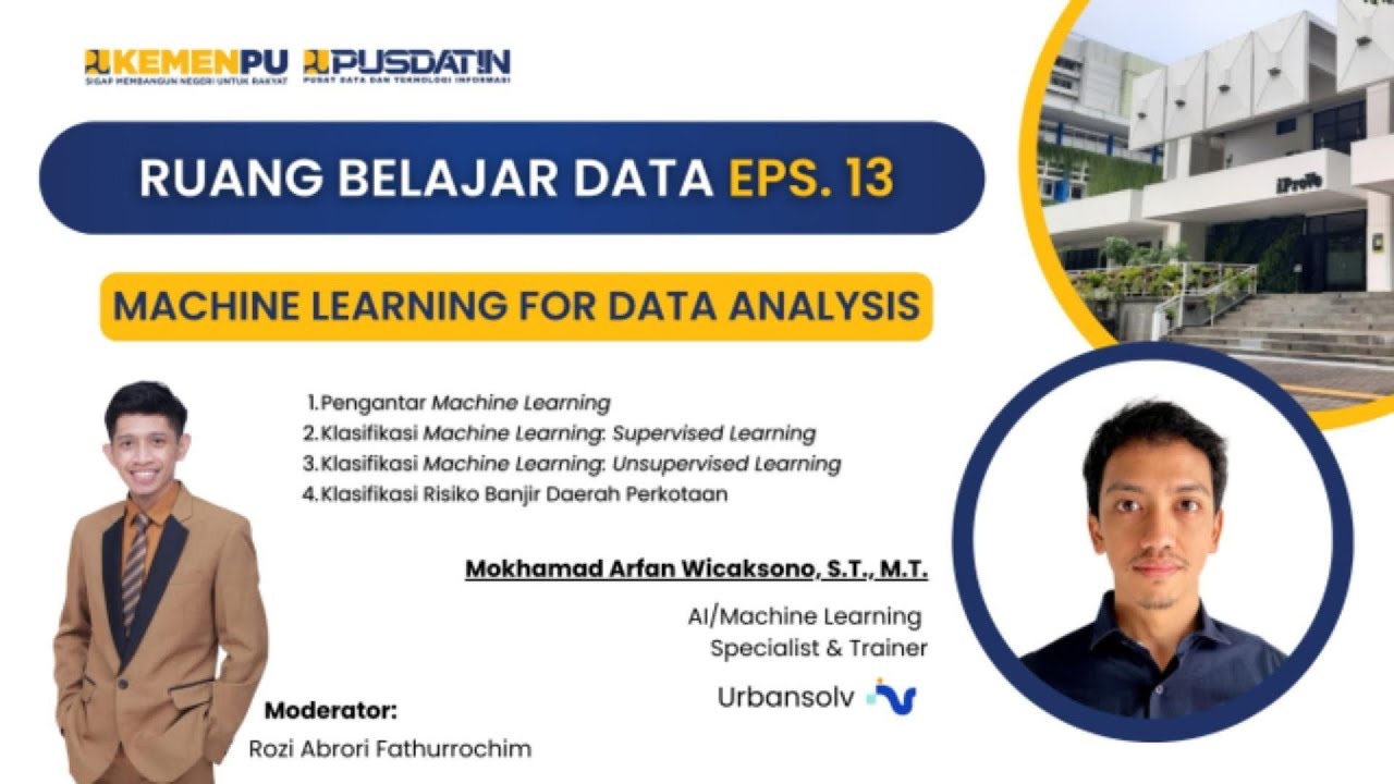 Machine Learning for Data Analysis - YouTube