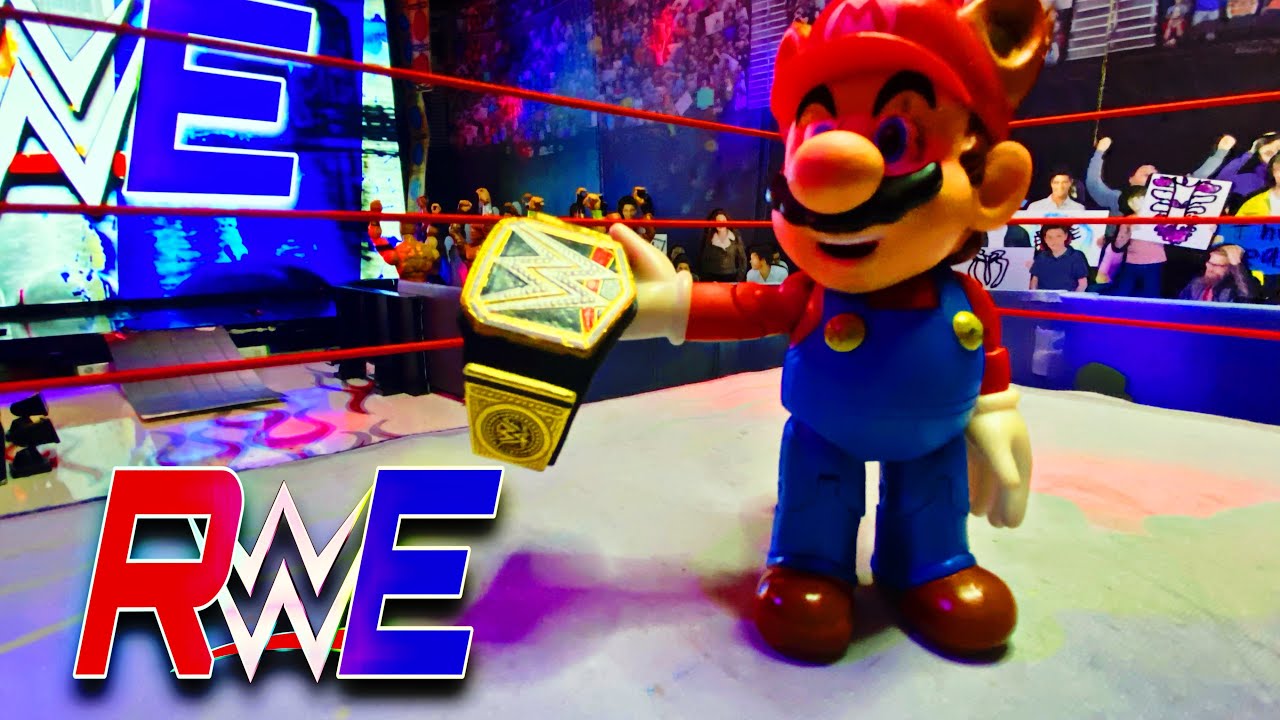 RWE Mario Issues an Open Challenge For His WWE Championship - YouTube