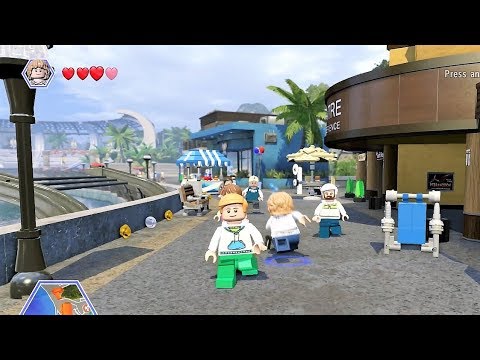Gyrosphere Ride (Lego Jurassic World) Walkthrough / Gameplay #5 - YouTube