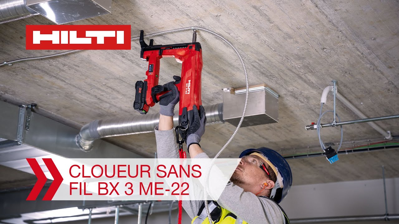 Découvrez les avantages du nouveau cloueur sur batterie BX 3 ME-22 ...