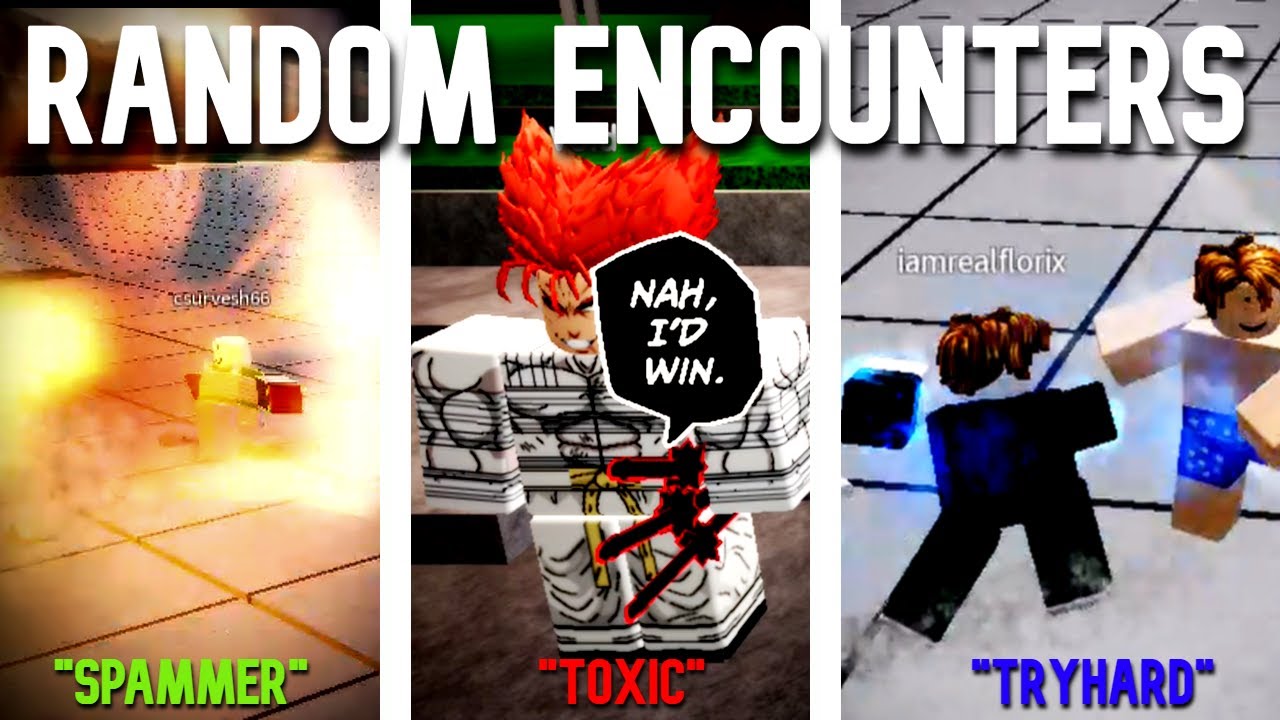 Random Encounters in The Strongest Battlegrounds - YouTube