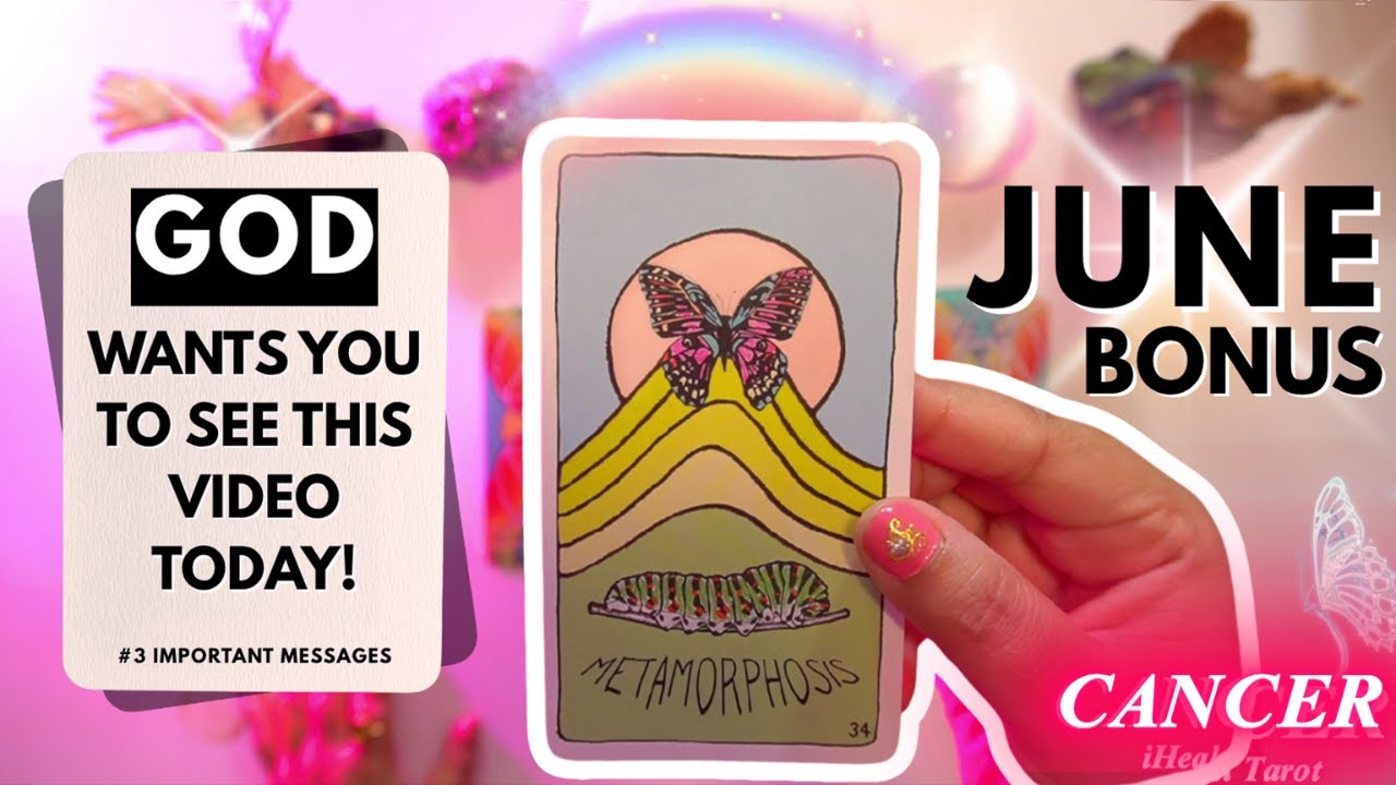 ♋CANCER JUNE ~ 3 Important Messages that are meant to find you🫵 - YouTube