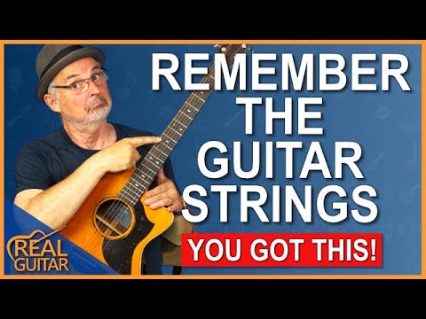 Easily Learn Guitar Strings With This Simple Memorization Method - YouTube