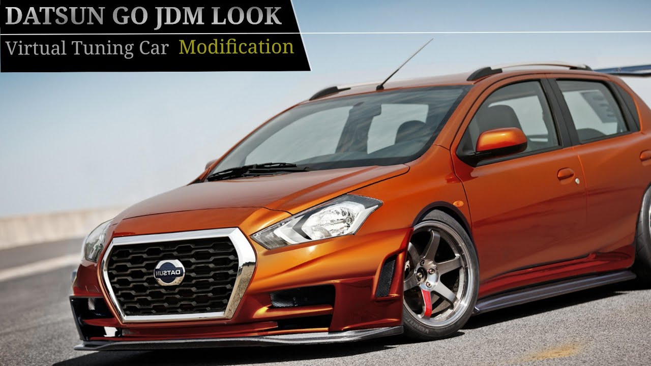 Virtual Tuning Datsun Go Digital Modification - YouTube