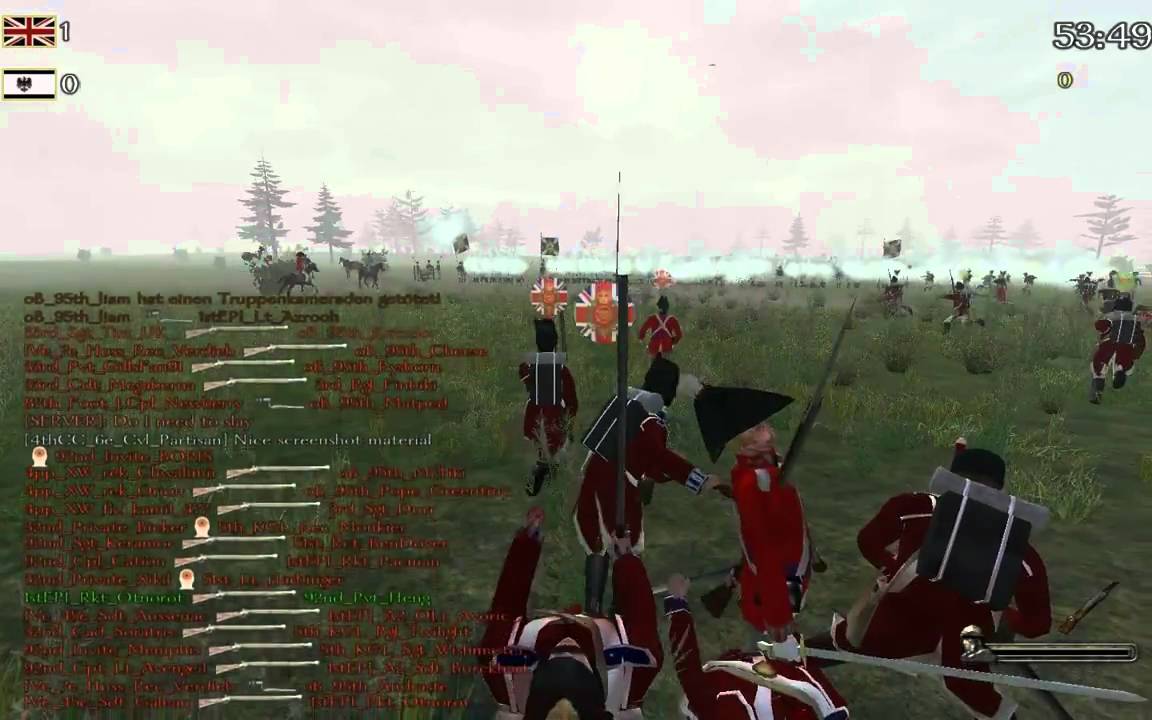 Mount and Musket Battalion 200 man+2 lines=epic massacre - YouTube