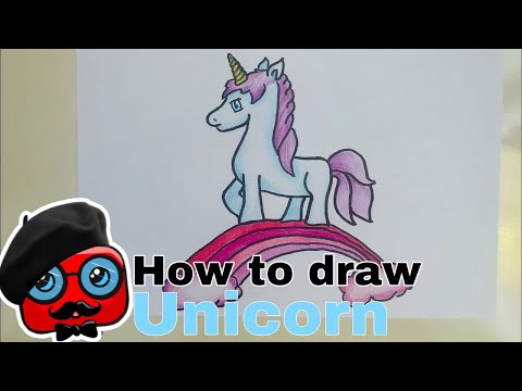 How to draw Cute Unicorn | Çok kolay Unicorn çizimi | Kolay resimler