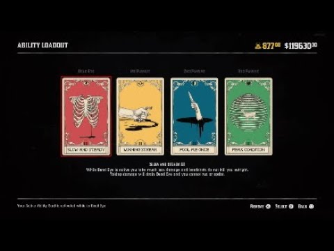RDR2, Best Ability Card Loadout for Free Roam - YouTube