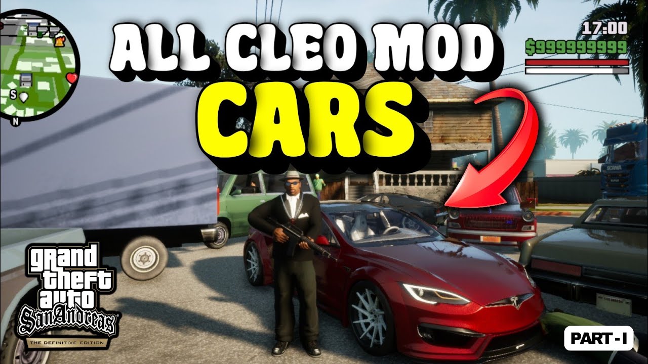 ALL CLEO MOD CARS‼️GTA San Andreas Definitive Edition Mobile [PART - I ...