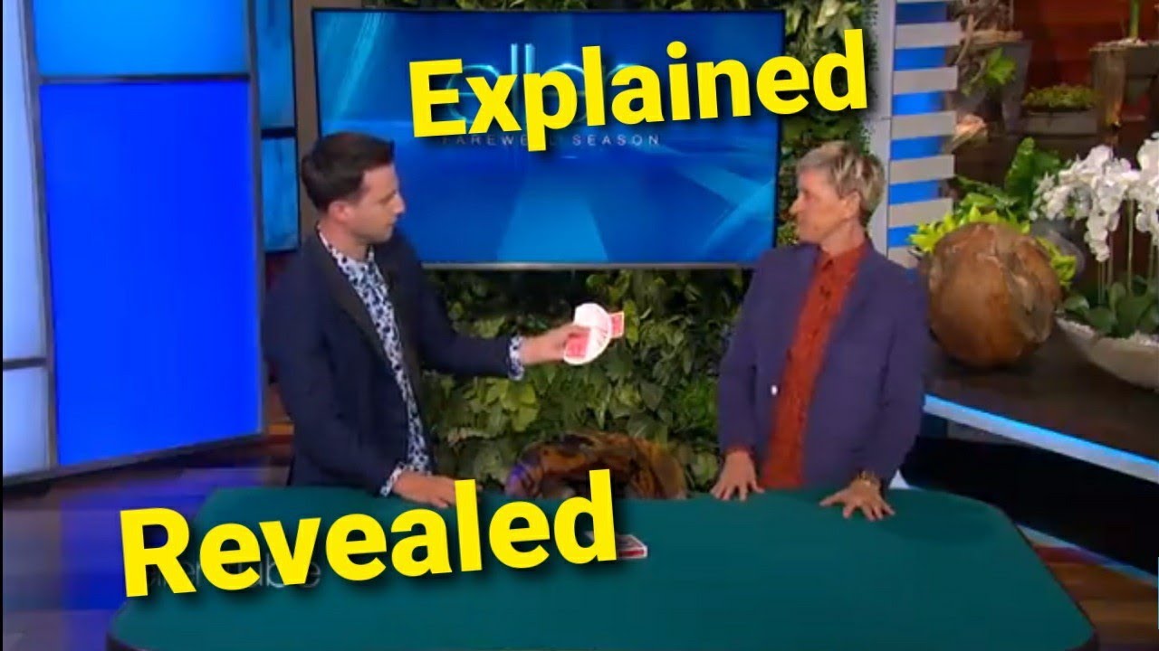 Mat franco ellen show trick revealed || Explained - YouTube