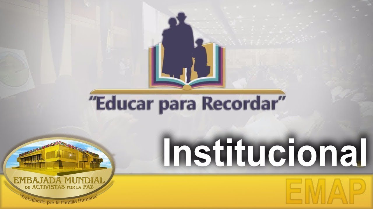 Educar para Recordar - Institucional | EMAP - YouTube