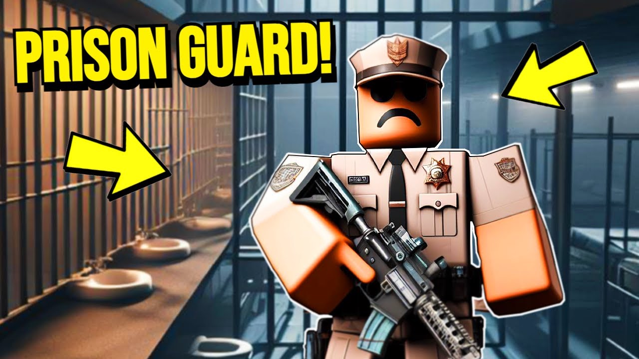 I BECAME A PRISON GUARD IN ROBLOX... - YouTube