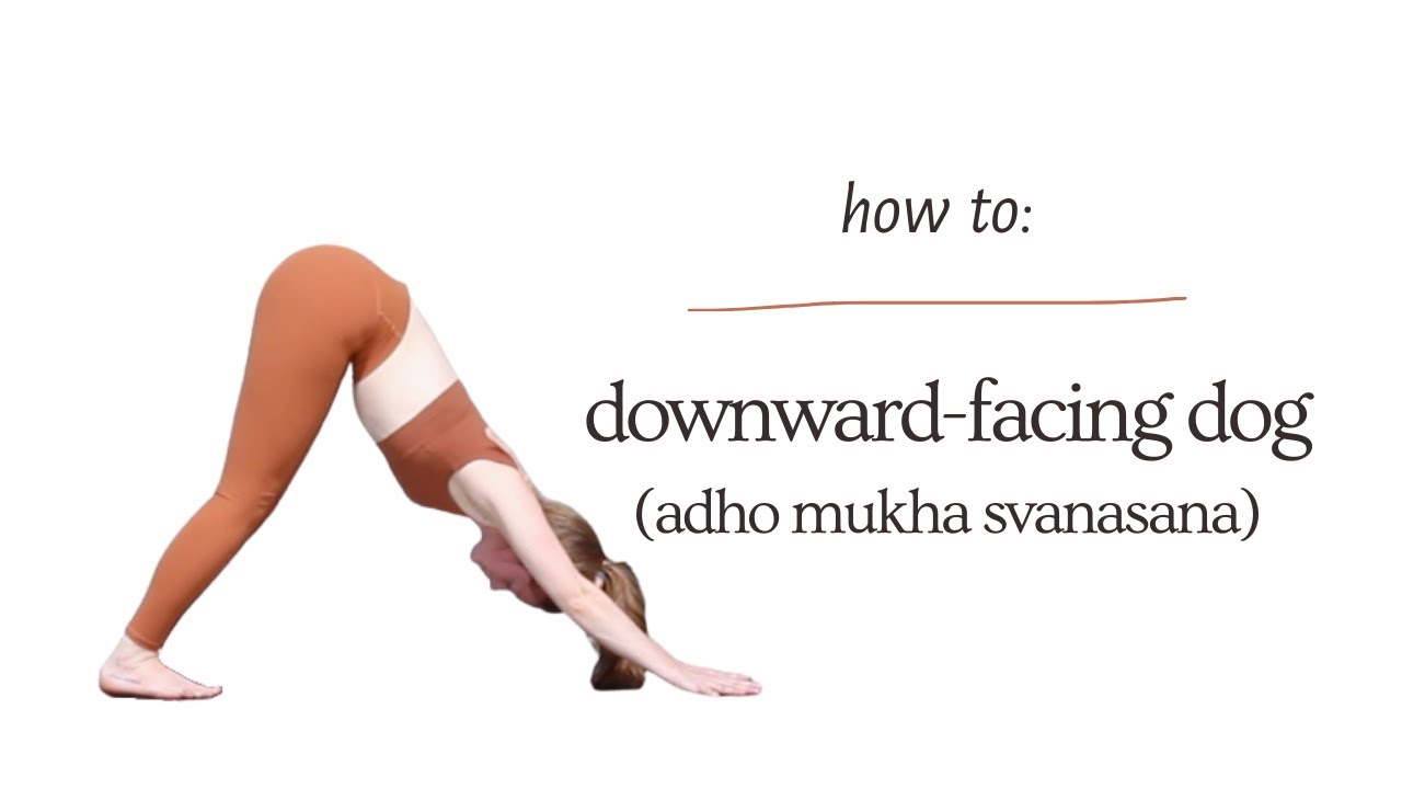 Downward-Facing Dog Pose / Adho Mukha Svanasana (Yoga Tutorial) - YouTube
