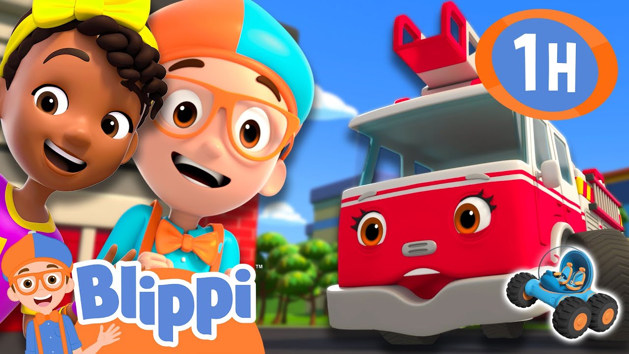 Blippi Meets The FIRETRUCK | Blippi and Meekah Best Friend Adventures ...