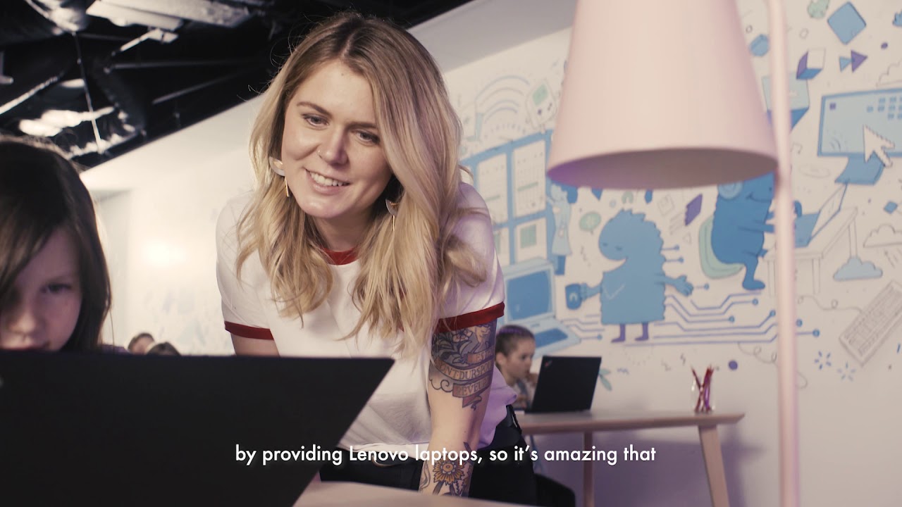 Lenovo and Ally Watson - Code Like a Girl - YouTube