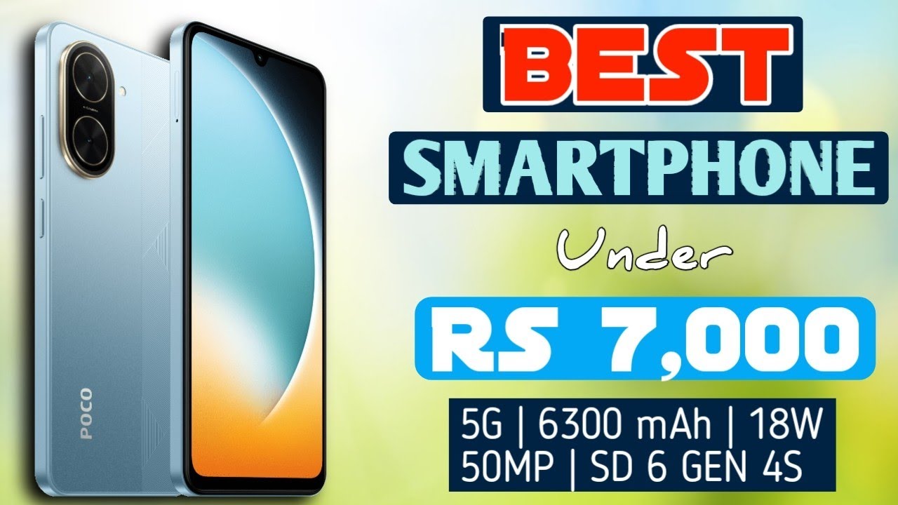 Best 5g Smartphone Under 7k | Top 3 Best Mobile Under 7000 2025 | Best ...