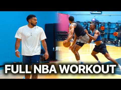 Jayson Tatum & Caleb Foster NBA OFFSEASON WORKOUT!
