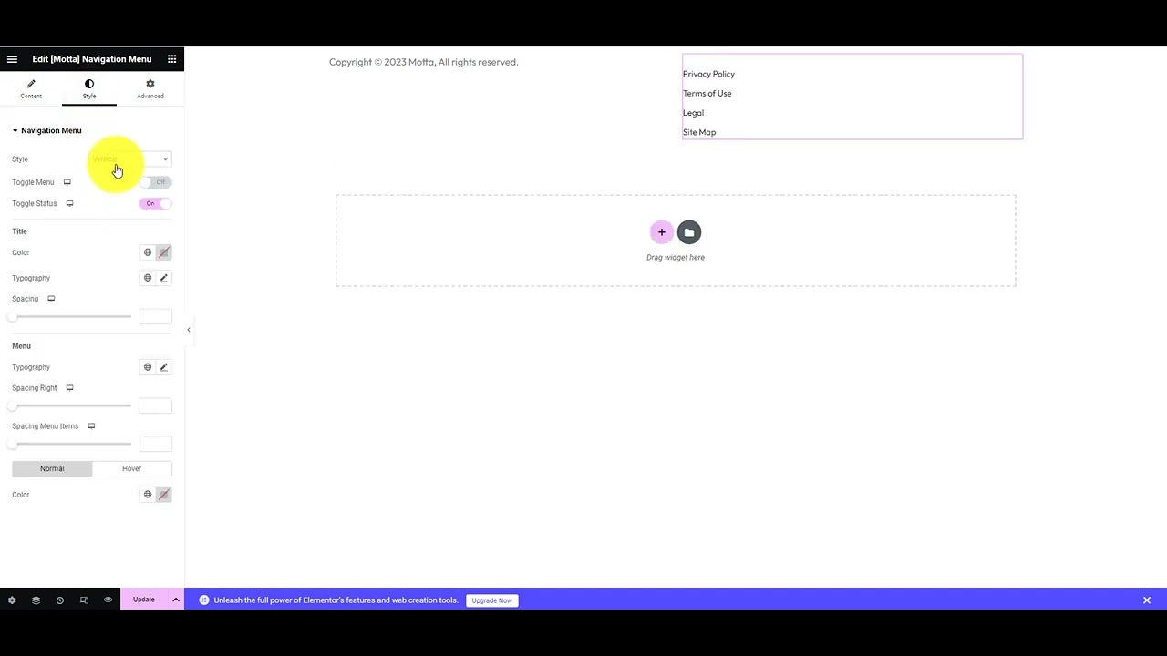 How to Use the Footer Builder in the Motta WordPress Theme - YouTube