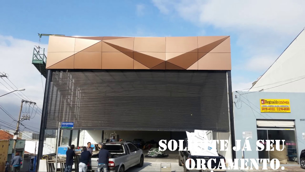 Fachada em ACM - YouTube
