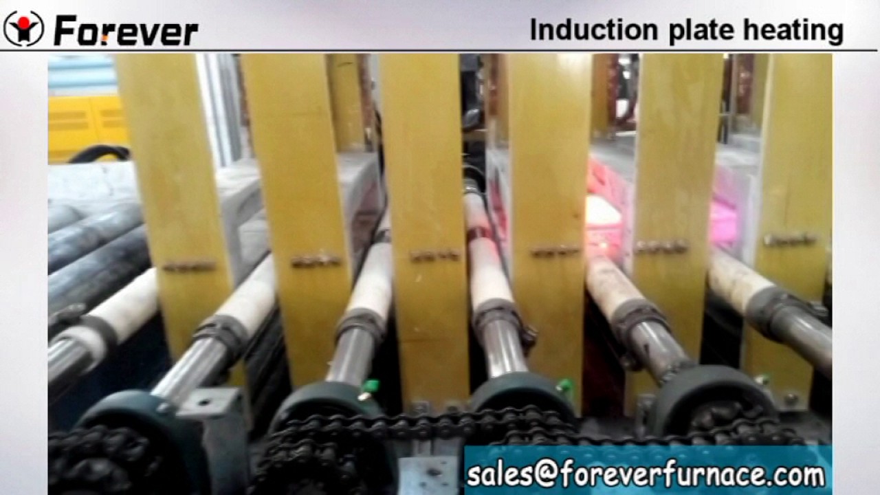 induction plate heating - YouTube