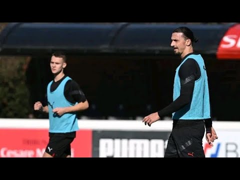 Zlatan Ibrahimovic With His Son Maximilian In Training - YouTube