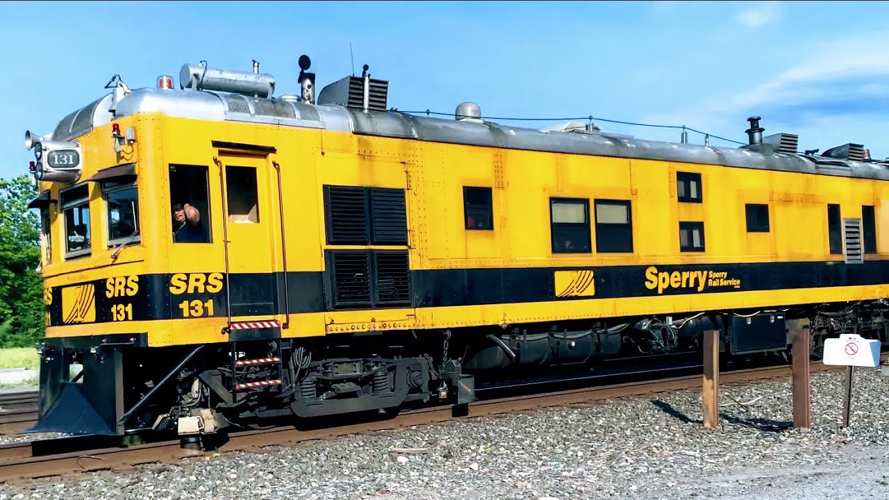 A sperry rail inspection car in Rotterdam NY 06/09/2020 - YouTube