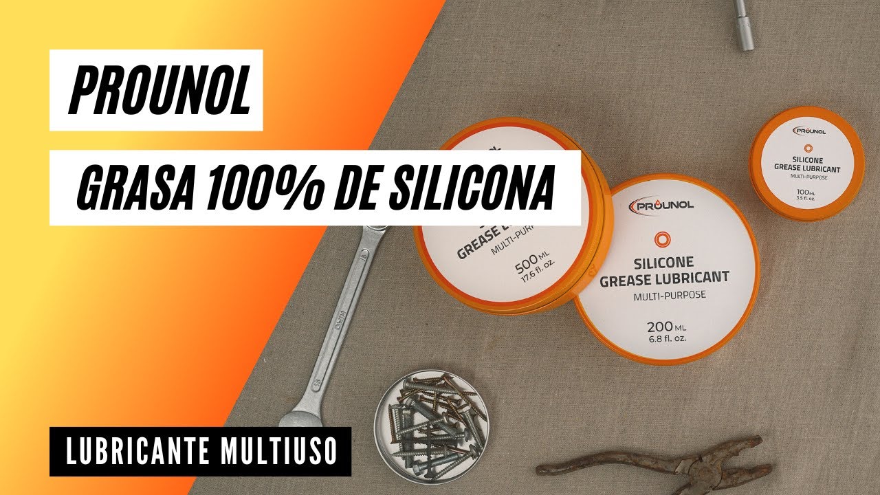 Grasa de silicona PROUNOL | ¿Para qué se puede utilizar el lubricante ...