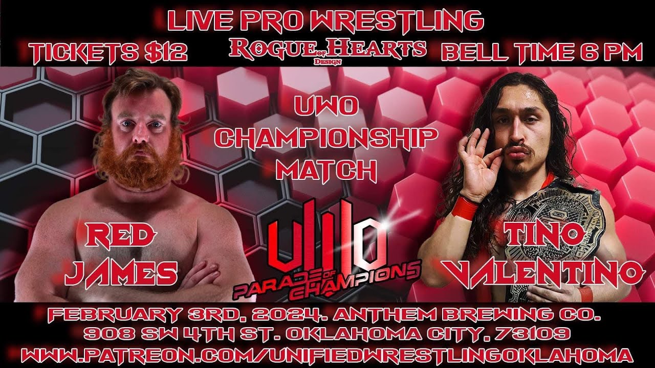 FREE MATCH: Tino Valentino vs Red James Unification Match 2/3/24 - YouTube