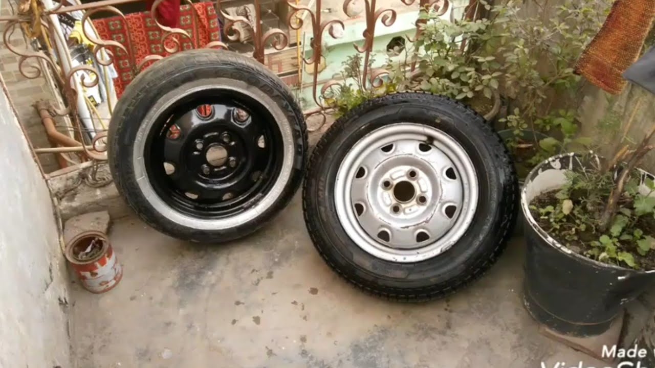how to convert steel rims to alloys for free - YouTube