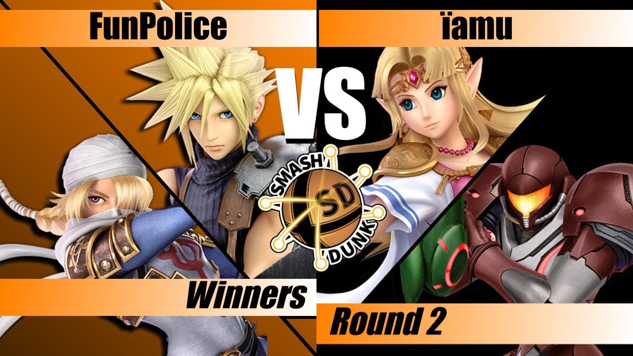 Smash Dunk 7 Winners Round 2 - FunPolice (Cloud, Sheik) vs. iamu (Zelda ...