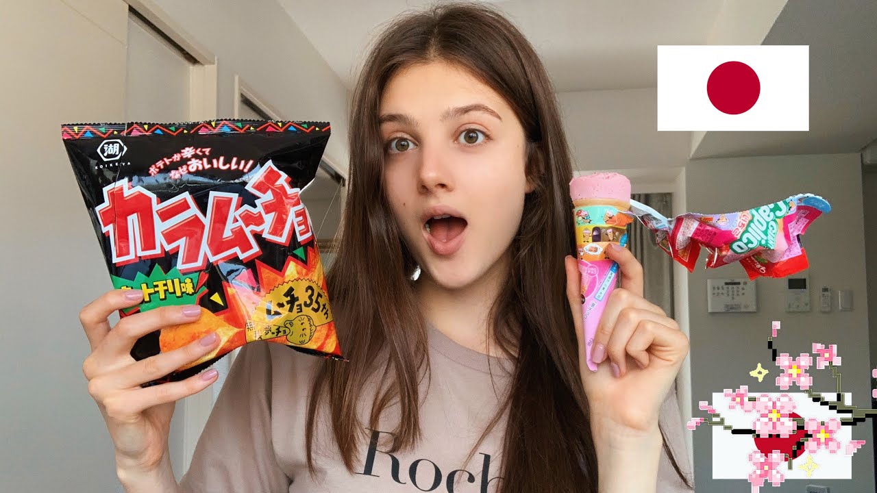 Trying Japanese snacks! - YouTube
