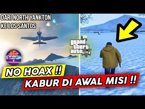 MEMBONGKAR MISTERI Pergi Ke SAN ANDREAS di Awal Misi Prologue NORTH YANKTON GTA 5 Rahasia Easter Egg