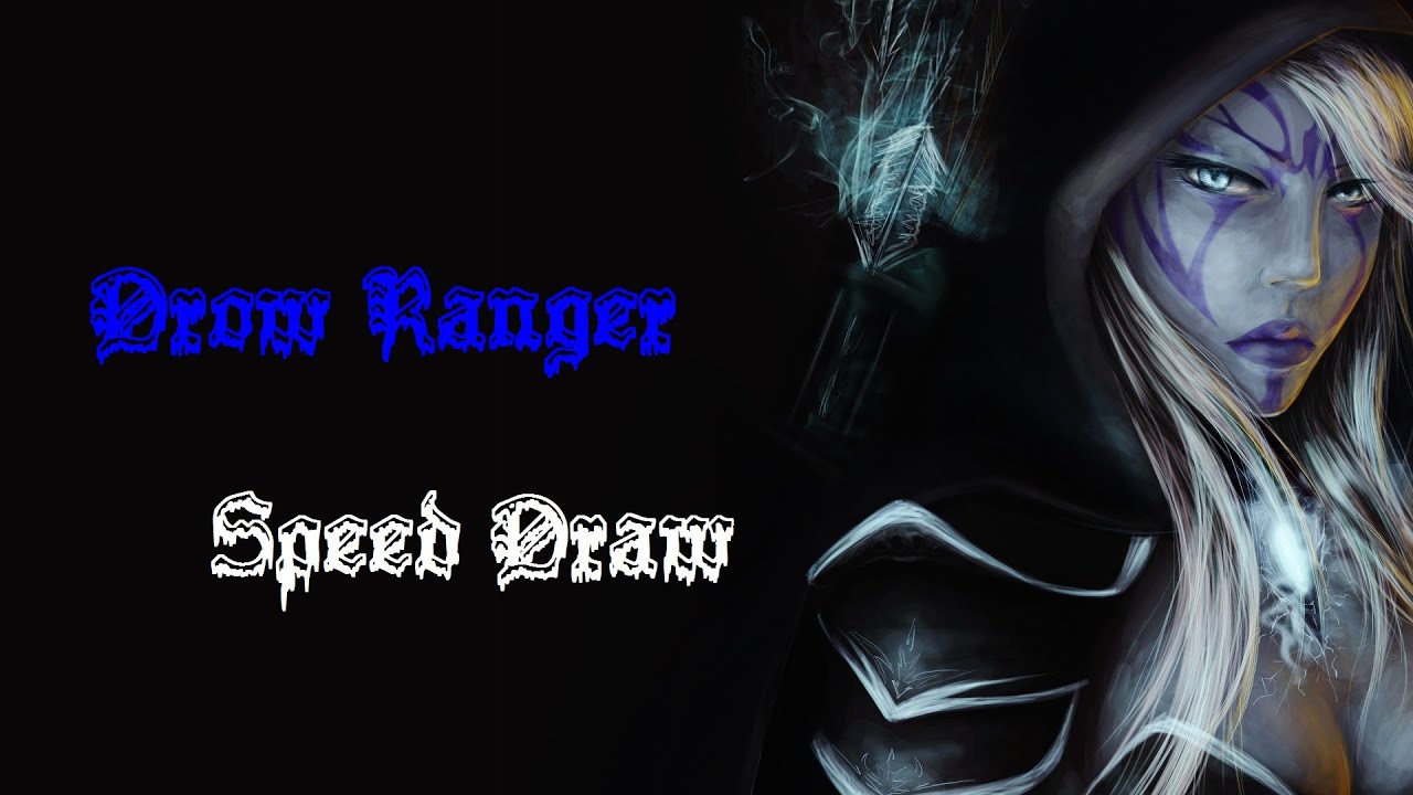 Draw Drow Ranger - Dota 2 - YouTube
