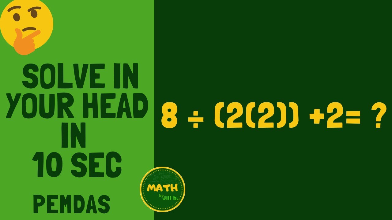 How to Solve this Math Problem in your Head? Challenge! - YouTube