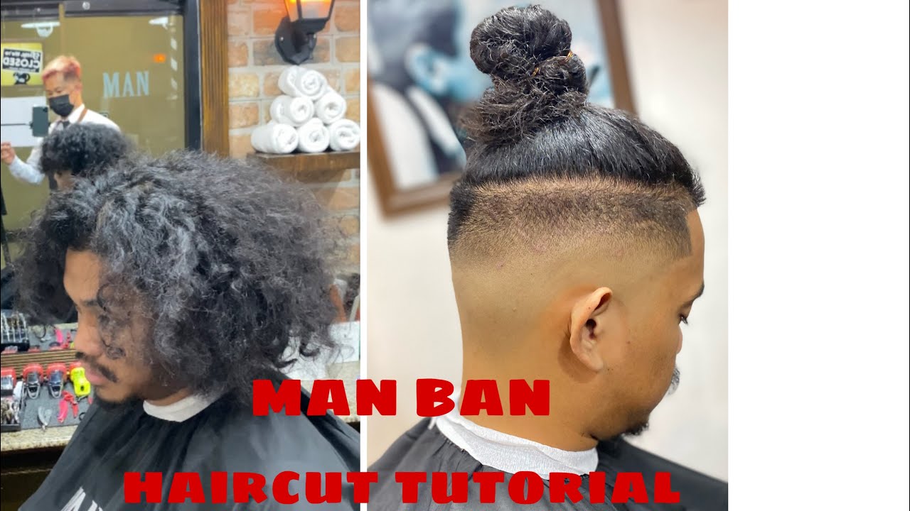 MAN BAN haircut tutorial ️ ️ ️ - YouTube
