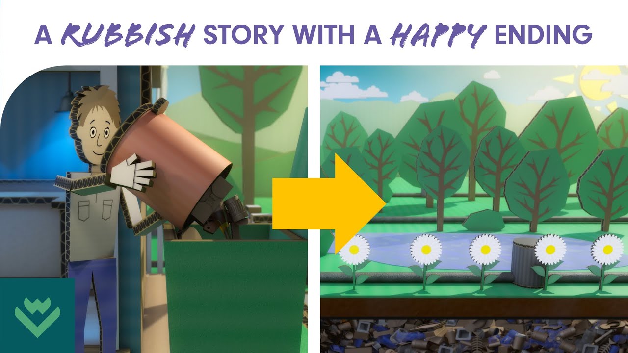 Growing Nature Reserves on top of your Trash - 'Waste 2 Wild' animated ...