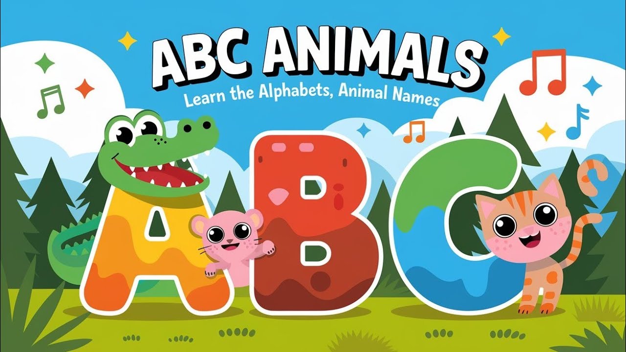 Alphabet Animals | Animals ABC + Animal Sounds Song + More - YouTube