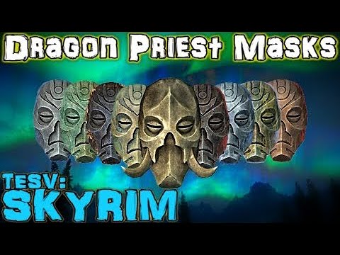 Skyrim - All Dragon Priest Mask Locations! - YouTube