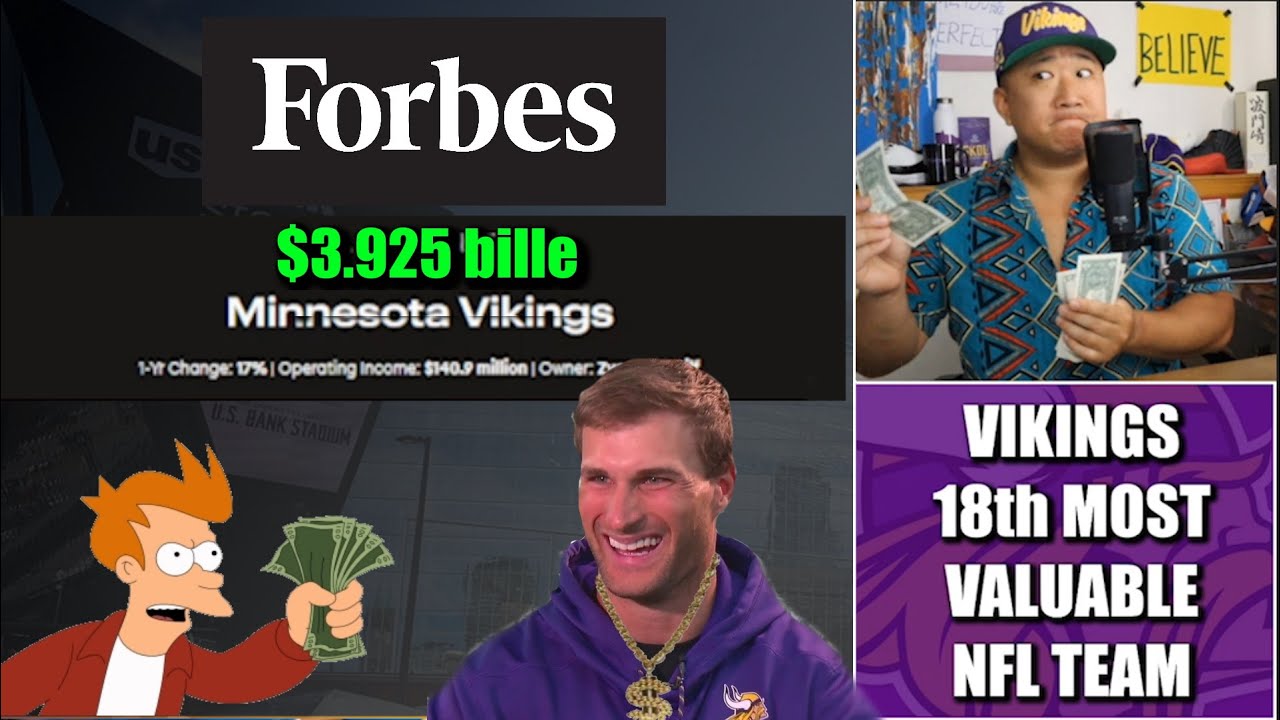Minnesota Vikings Ranked as the 18th Most Valuable NFL Team by Forbes ...