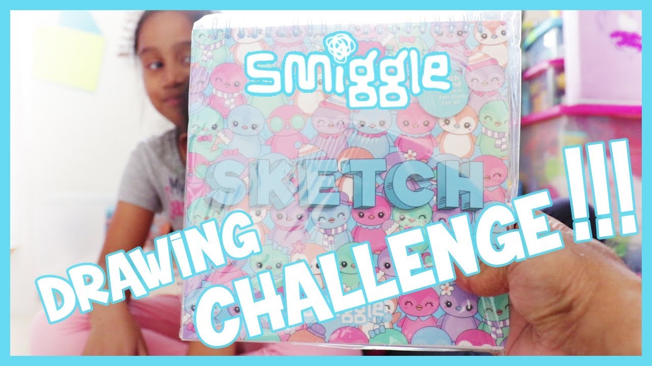 Smiggle Sketchbook - Drawing Challenge! - YouTube